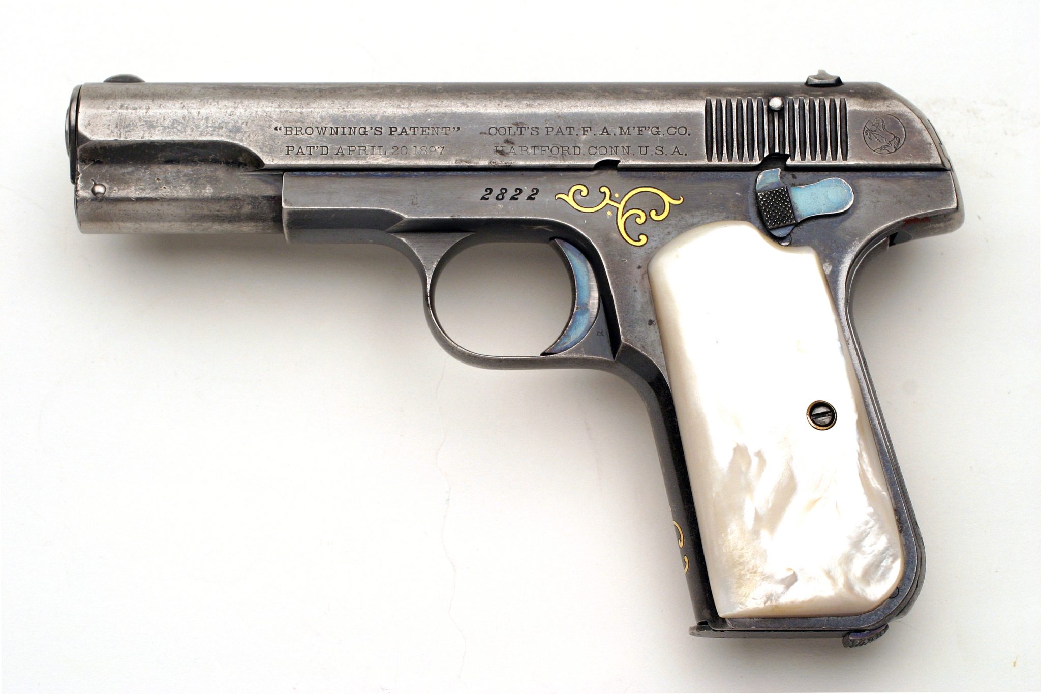 Colt's Hammerless Pocket Gun - The 1903 and 1908 Pistols - GAT Daily ...