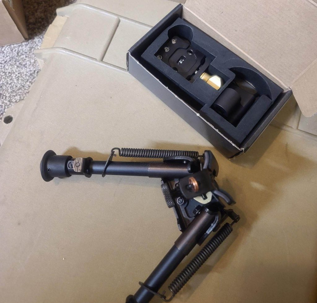 Arca Swiss Arca Lock Clamp With Harris Bipod Adapter,Compatiable With ...