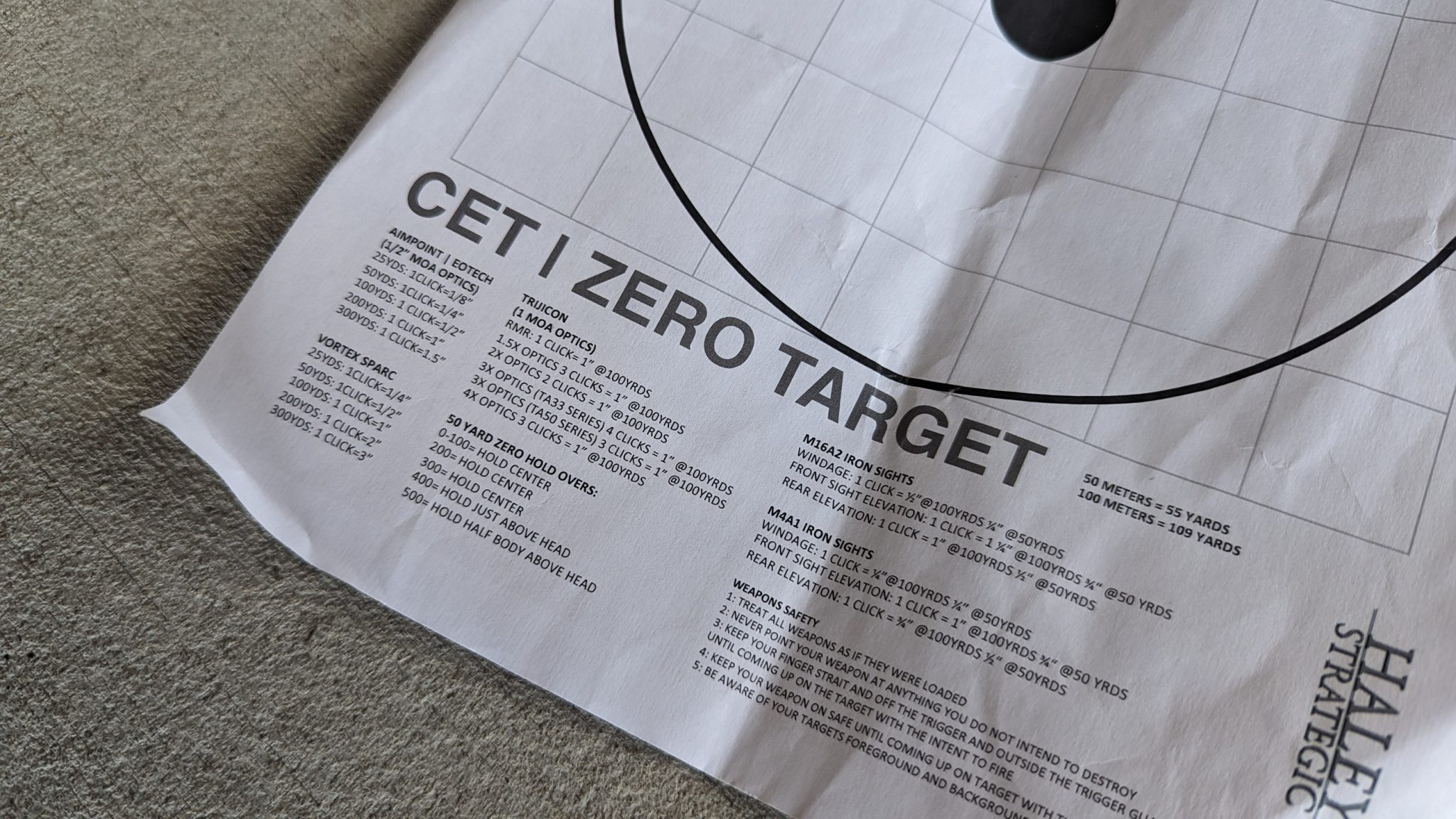 Haley Strategic Target Package - Free Stuff!