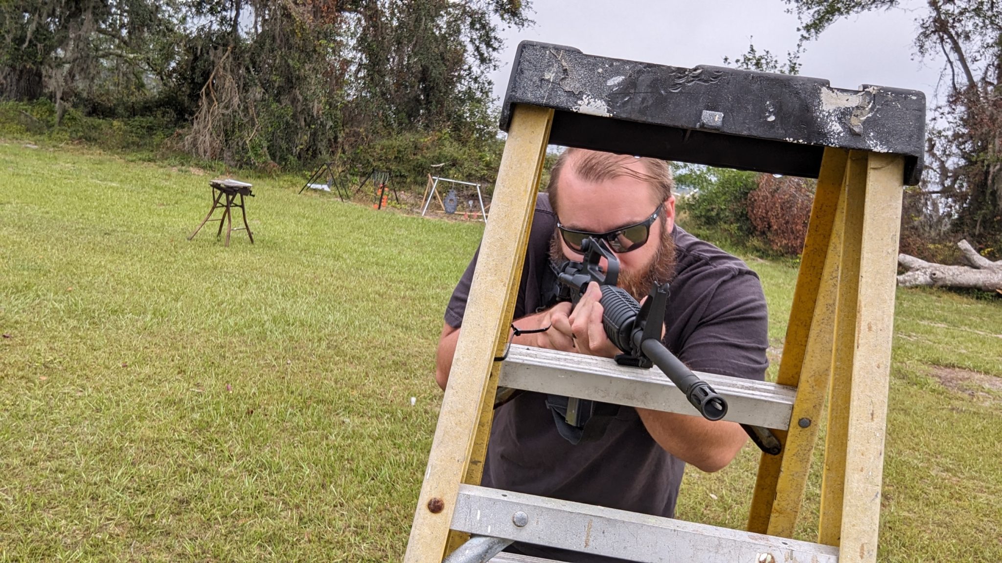 Using a Ladder In Your Firearms Training