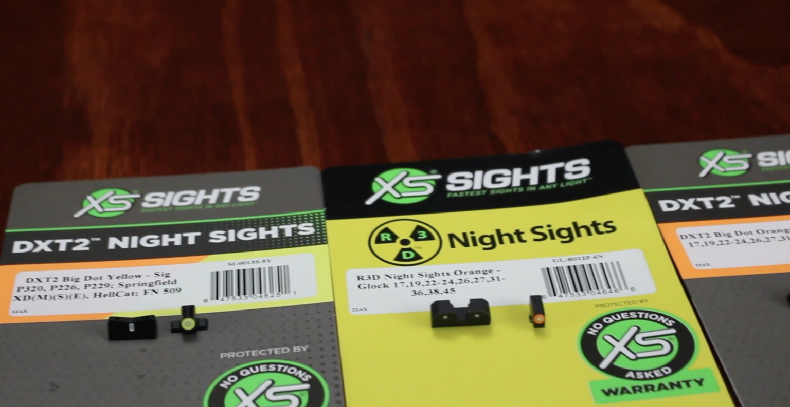 XS Sights DXT2 Big Dot Night Sights and R3D Night Sight - GAT Daily ...