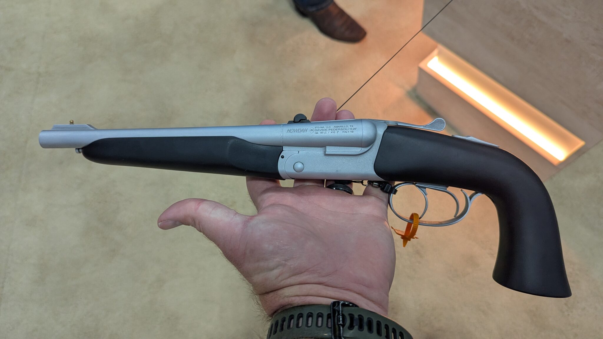 Taylor & Co Howdah Double-Barreled, Sawed-Off Pistols
