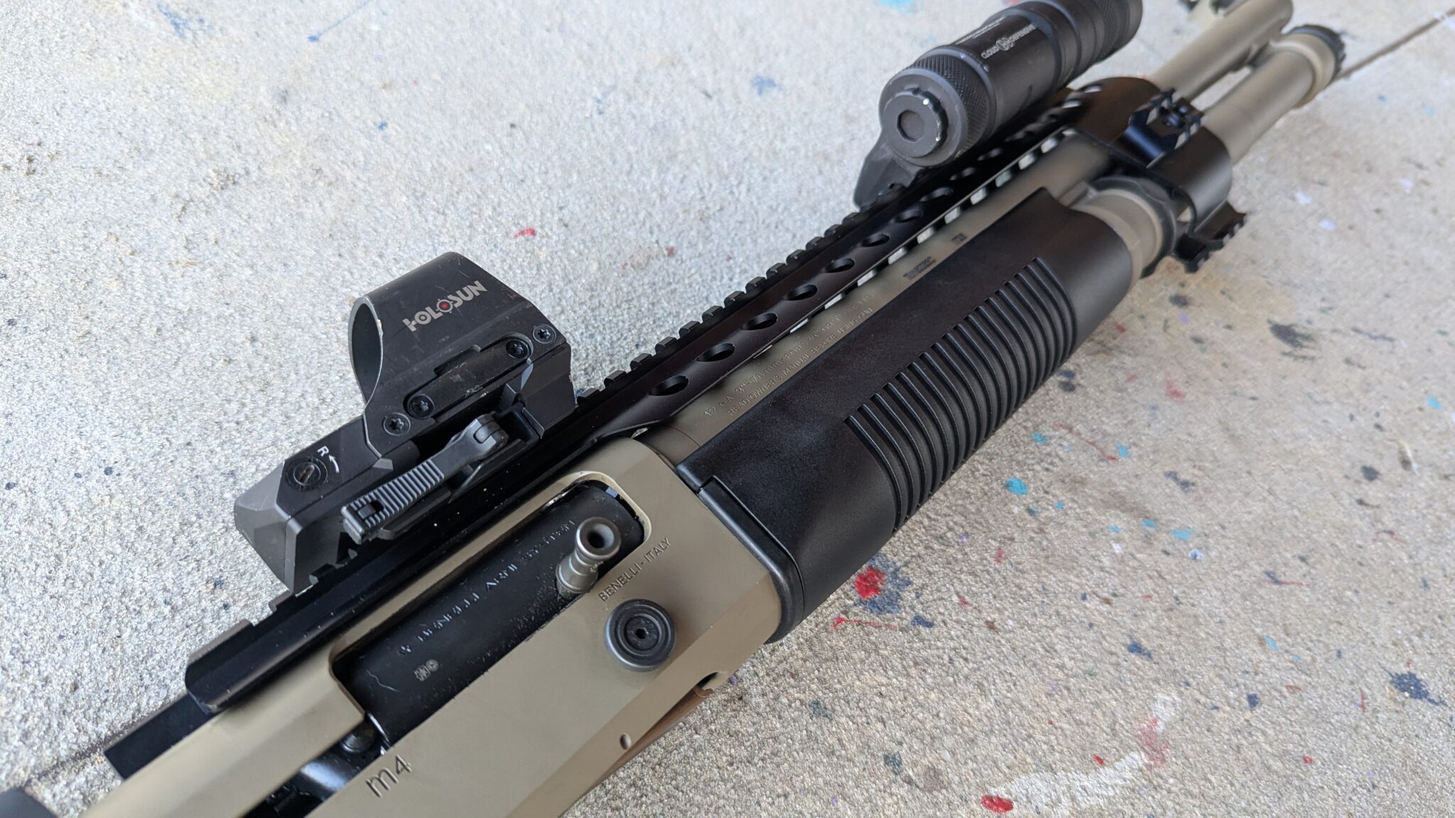 Tactical M4 Quad Rail For Shotguns